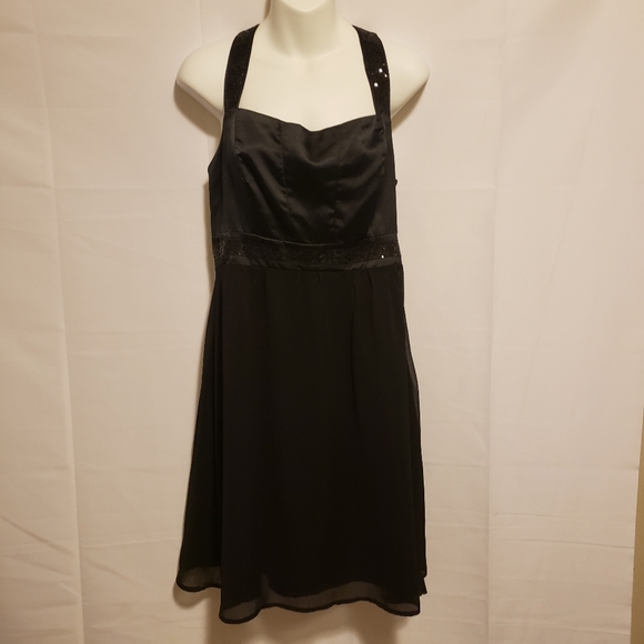 Romy | Dresses | Romy Black Cross Cocktail Dress | Poshmark